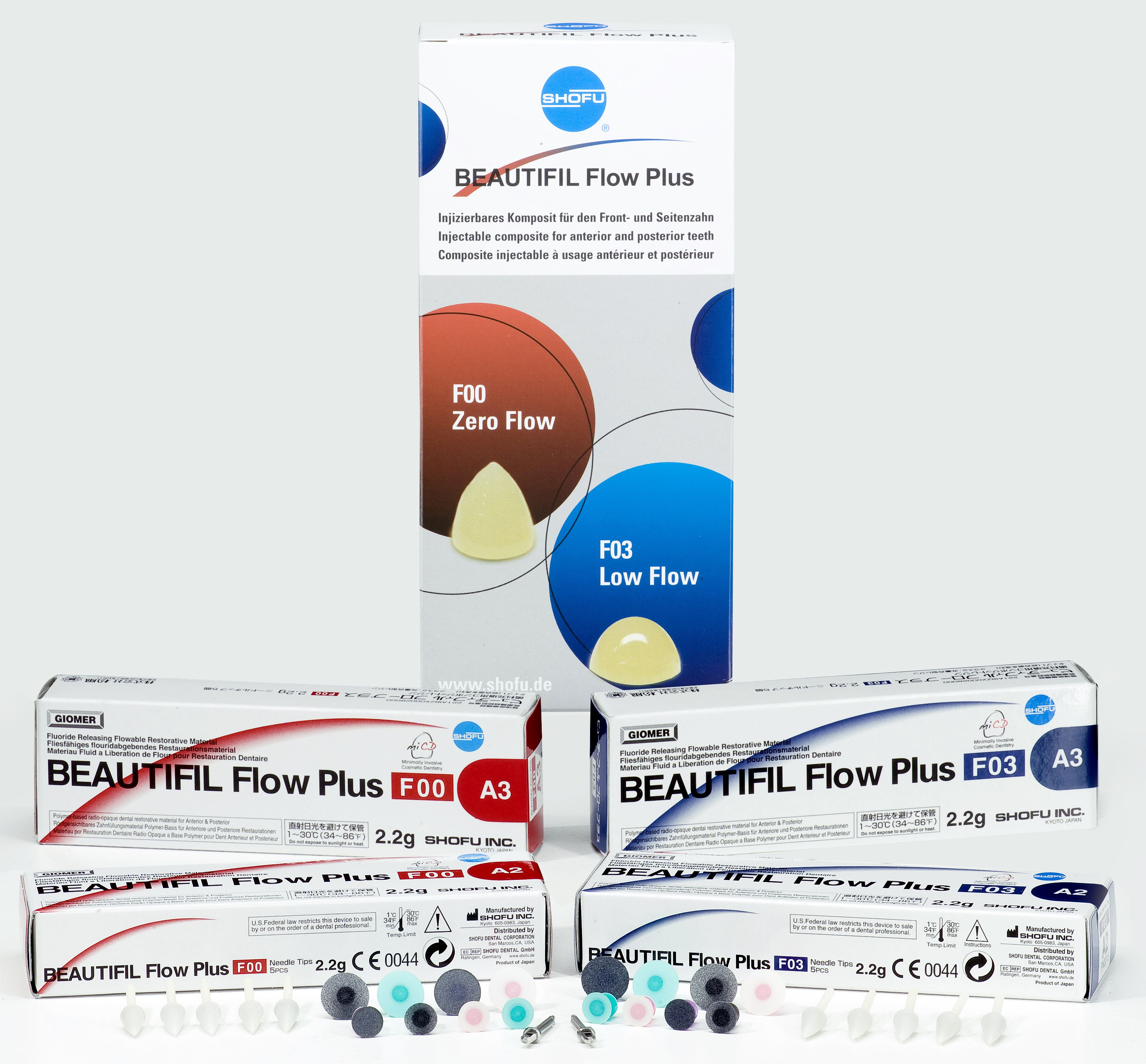 Beautifil Flow Plus F00: 2.2g Syringe - A0.5