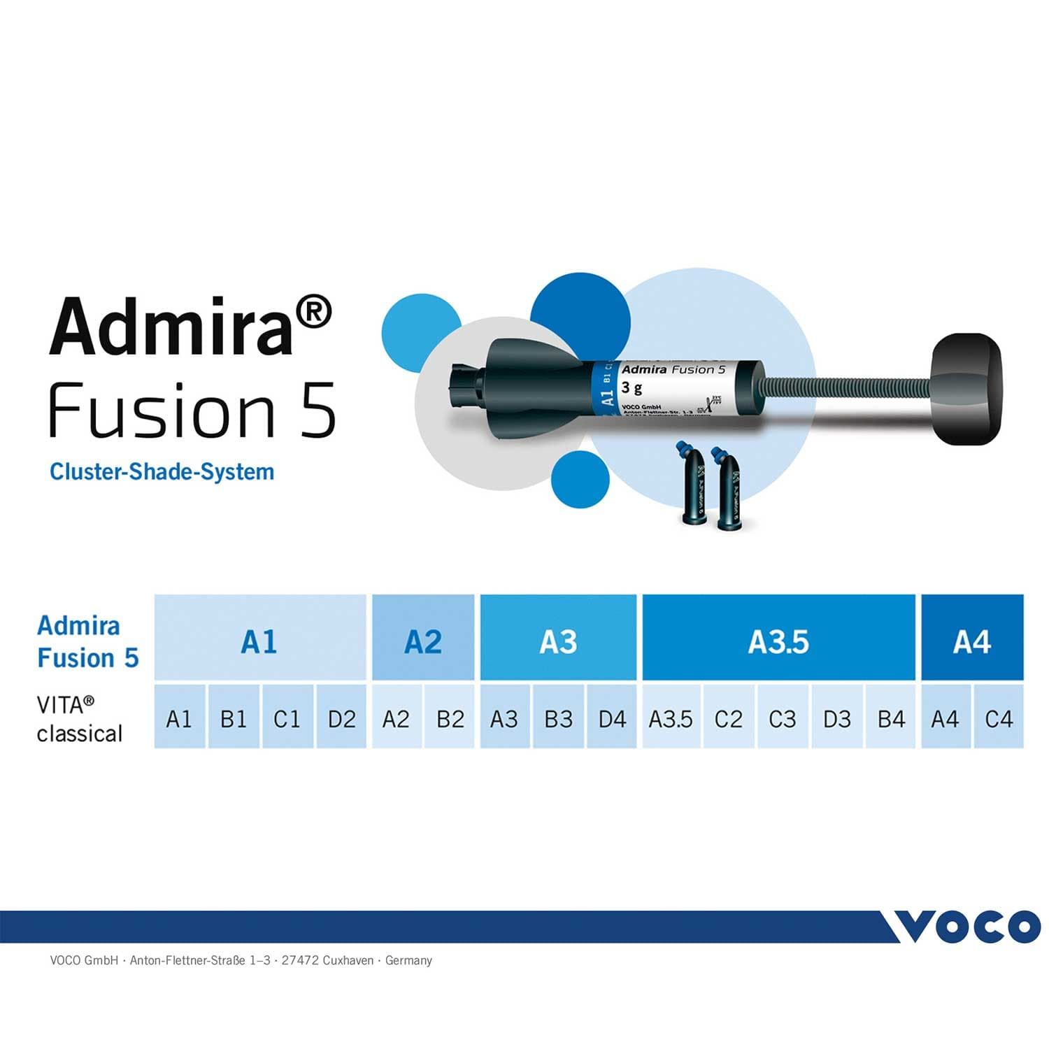 Admira Fusion 5: 15 x 0.2g Capsules - Shade A1