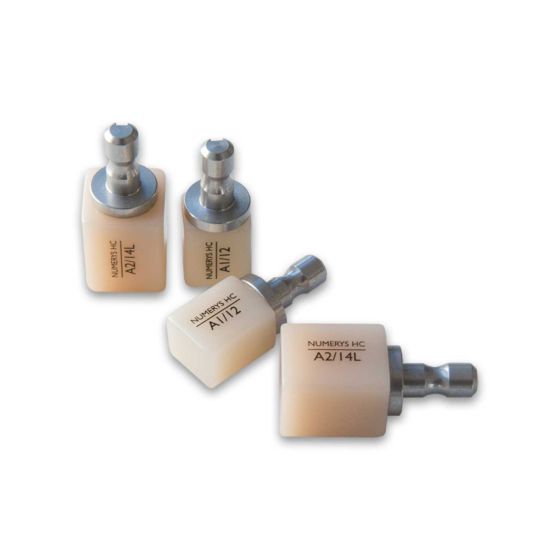 Itena NUMERYS HC: Size 12 - Shade A2 - Hybrid Ceramic Blocks (5)